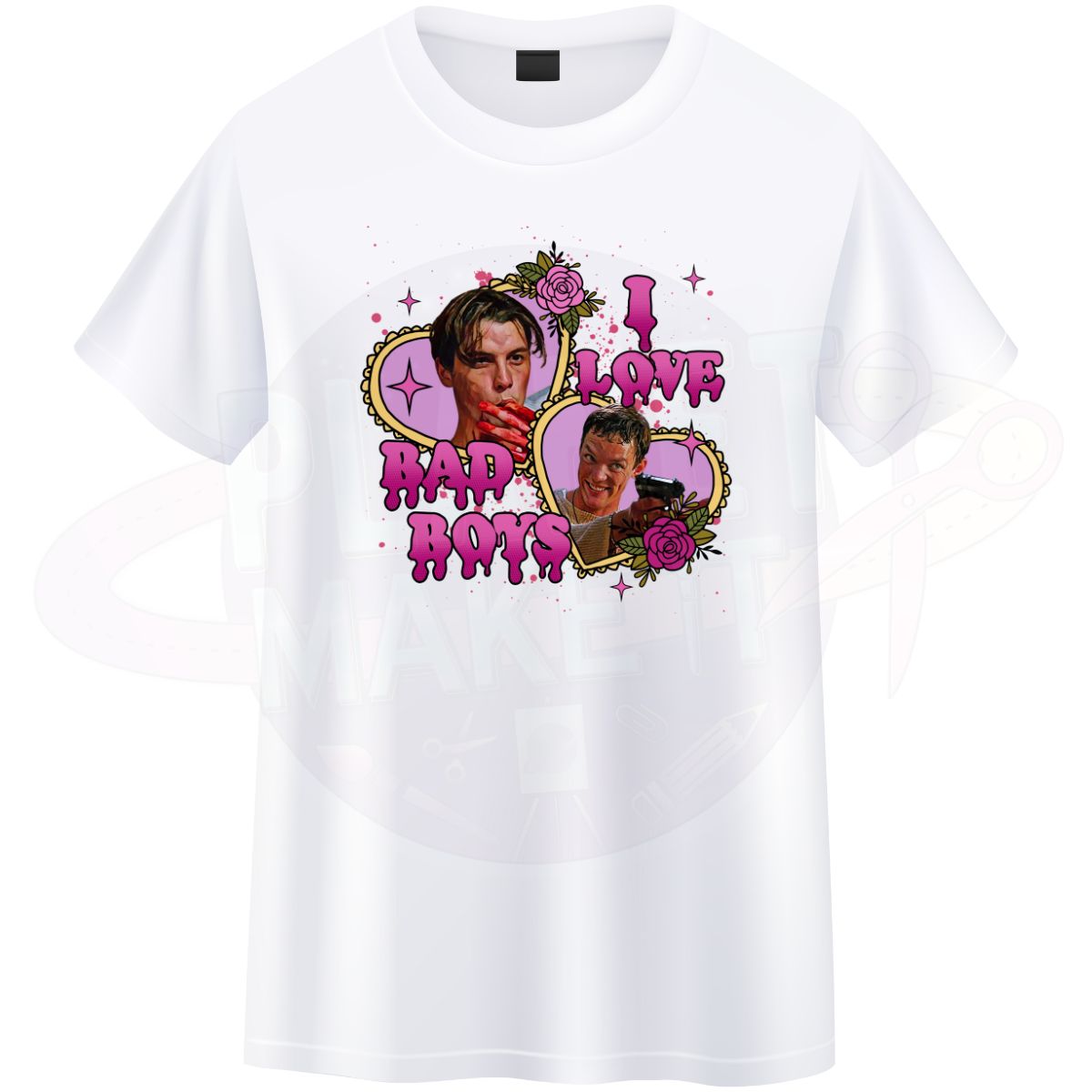 I Love Bad Guys - T-Shirt – Planet Make It