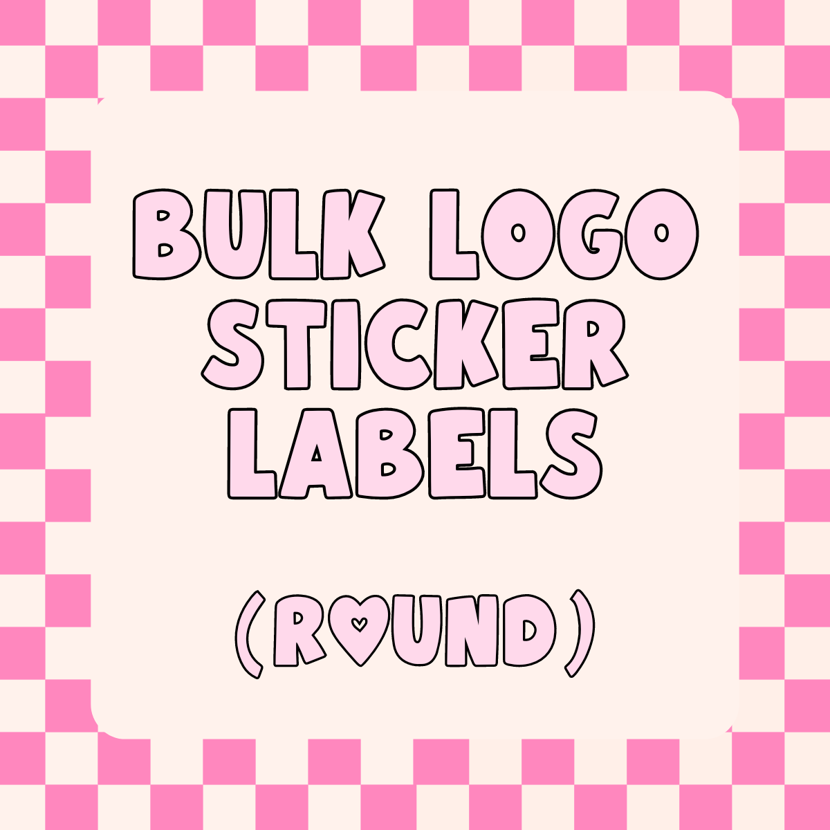 BULK LOGO STICKER LABELS - Round – Planet Make It