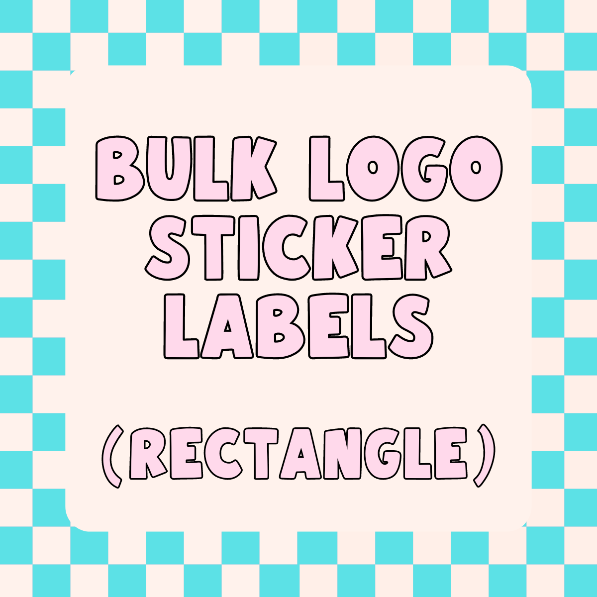 BULK LOGO STICKER LABELS - Rectangle – Planet Make It